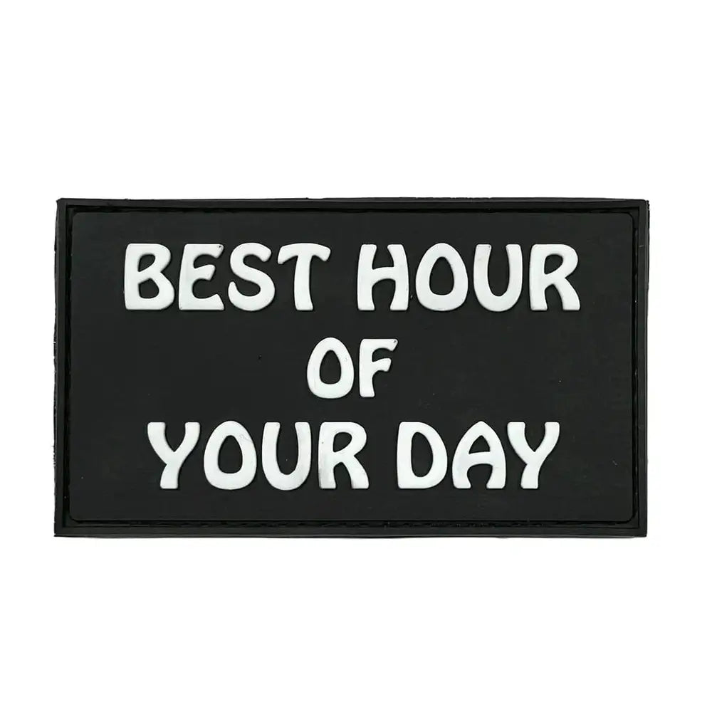 Velcro Patch "Best Hour Of Your Day" kaufen | Bear KompleX Patches ...